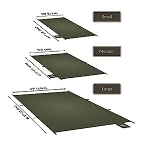 onewind Tent Footprint, 4000mm Waterproof Rate PU Coating, 98" *55" Ultralight Camping Tarp Tent Floor Ground Sheet with Carry Bag for Backpacking, Hiking, Camping, Picnic, Ground