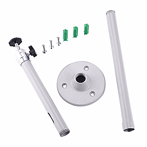 Ivosmart Mini Projector Wall Ceiling Mount Hanger 5KG Load Mounting Bracket for Mini Projector Camera with 9.3" Extension Pole