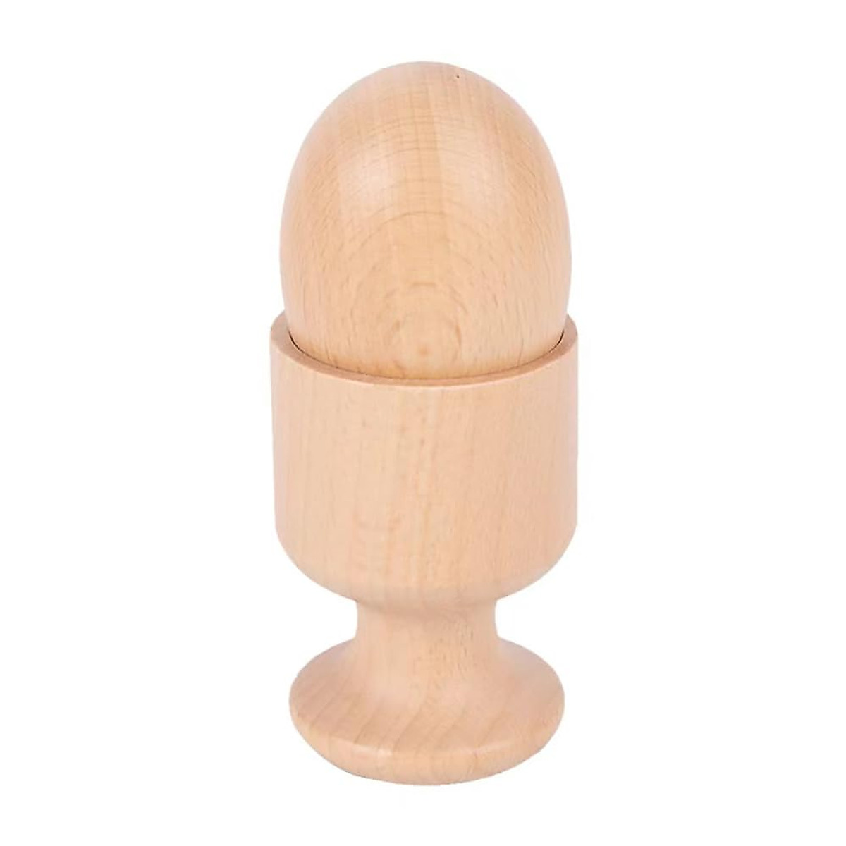 JE JOUE Montessori Materials Wooden Egg with Cup for Toddler Toy