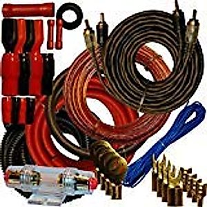 IMC Audio WK-4RD 4 Gauge Amplifier Installation Wiring Kit - A Car Amplifier Wiring Kit Helps You Make Connections and Brings Power to Your Radio, Subwoofers and Speakers.