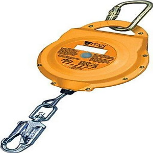 Miller by Honeywell by Titan TR20-Z7/20FT 20-Feet Self-Retracting Lifelines with 3/16-Inch Galvanized Wire-Rope