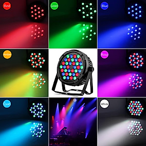 36W RGB Par Lights - Perfect for Events & Parties