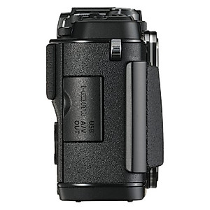 Olympus E-P5 16.1MP Mirrorless Digital Camera with 3-Inch LCD- 15mm body cap lens BCL-1580 set (Black) - International Version (No Warranty)