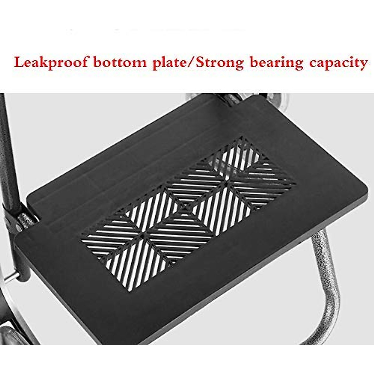 Folding Shopping Cart, Stair Climbing Cart with Swivel Wheels Grocery Utility Cart Hand Cart Lightweight Folding Shopping Cart Easy to Clean (Blue 50 Pounds Capacity) (Blue 50 Pounds Capacity)