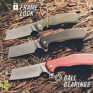 Gerber Gear Asada, Folding Cleaver, Red