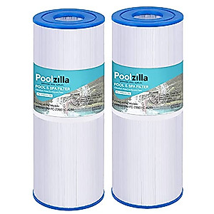 Poolzilla Spa Filter Replacement for Pleatco PRB50-IN, Unicel C-4950, Filbur FC-2390, Jacuzzi J200 Series Filter, Guardian 413-212-02, 373045, 817-5000, 5X13 Drop in Hot Tub Filter- 2 Pack
