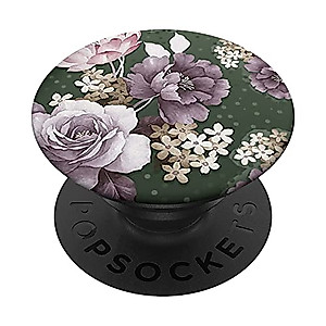 Floral Cherry Blossoms Purple Phone Popper PopSockets Swappable PopGrip