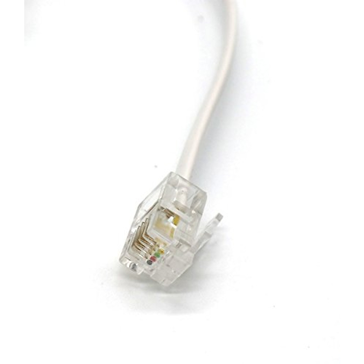 2-Way RJ11 Telephone Plug to RJ11 Socket Adapter and Splitter for Landline Telephone