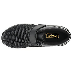 Propét Women's Sylvi Loafer Flat, Black, 9