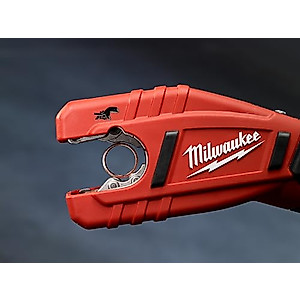 Milwaukee 2471-20 M12 Cordless Lithium Ion 500 RPM Copper Pipe and Tubing Cutter Adjustable from 3/8" to 1â€ Diameters (Battery Not Included, Power Tool Only)