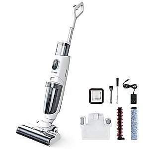 Ecowell WCVP02 Shop Wet Dry Vacuum Cleaner and Mop, 8.6 Pounds, White