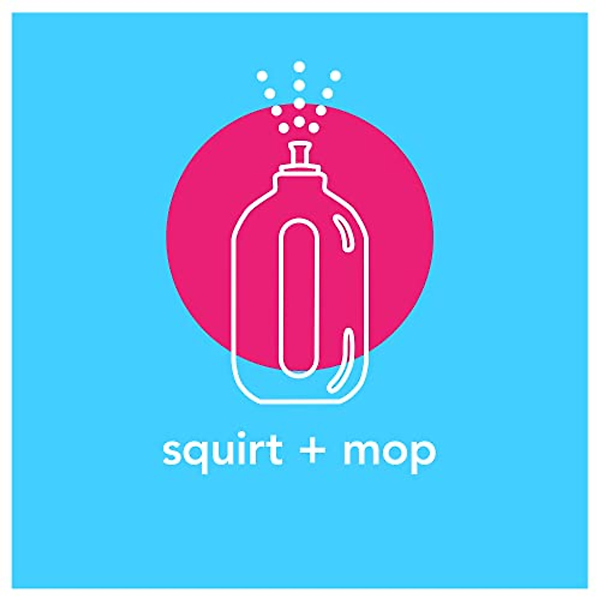 Method Hardwood Floor Cleaner Squirt + Mop Bottle, Spearmint Sage, For Sealed Hardwood and Laminate Floors, 25 Fl Oz (Pack of 1)