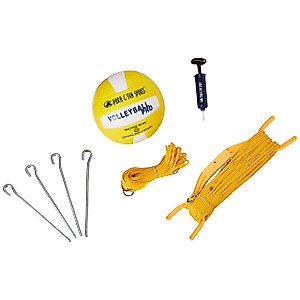 Park & Sun Sports Tournament Flex: Portable Outdoor Volleyball Net System, Blue