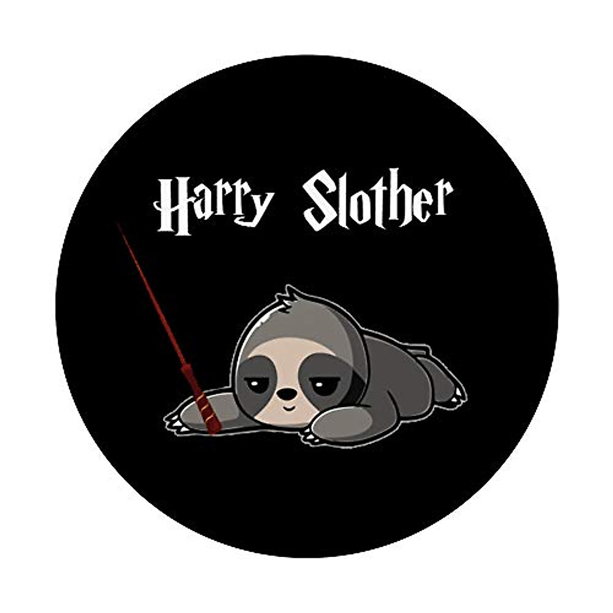 Hairy Sloth Cute Potter Slother for Sloth Lovers PopSockets PopGrip: Swappable Grip for Phones & Tablets