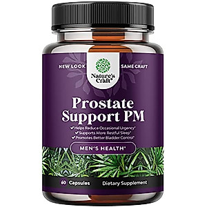 Nighttime Defense Prostate Supplement for Men - Overactive Bladder Control for Men with Beta Sitosterol for Prostate Health and Saw Palmetto for Men - Advanced Prostate Health Supplement for Men