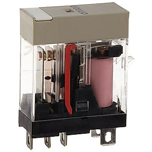 Omron G2R-1-S AC120(S) General Purpose Relay, Plug-In Terminal, Single Pole Double Throw Contacts, 8.6 mA at 50 Hz and 7.5 mA at 60 Hz Rated Load Current, 120 VAC Rated Load Voltage