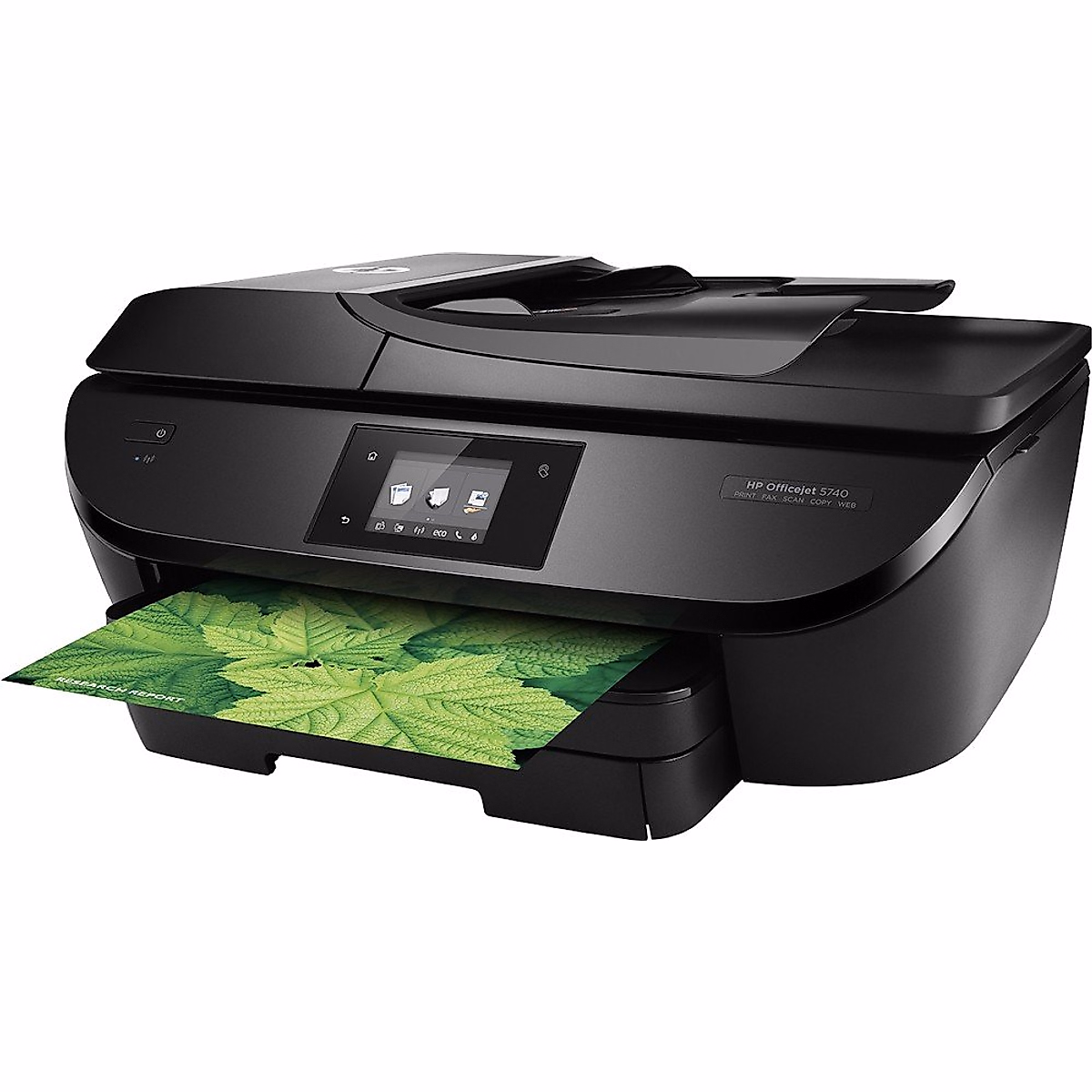 HP - OfficeJet 5741 Wireless All-In-One Printer - Black