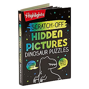 Scratch-Off Hidden Pictures Dinosaur Puzzles (Highlights Scratch-Off Activity Books)
