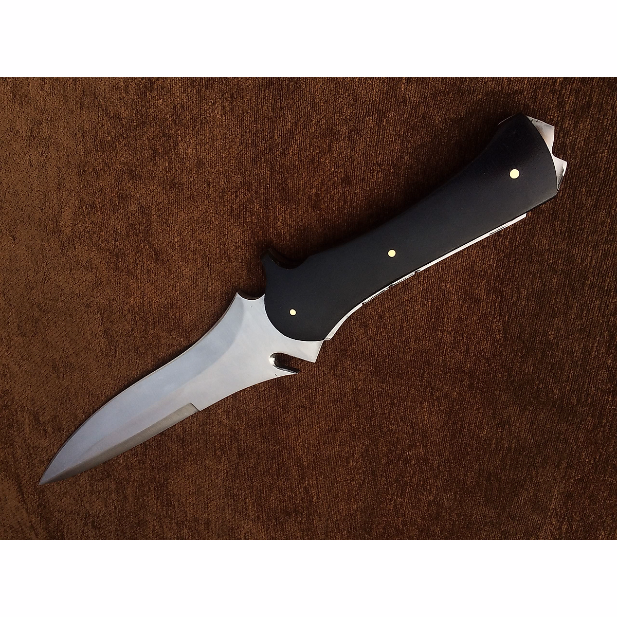 SUFI Custom Handmade 5160 Spring Steel RE4 Krauser Knife, Hunting knife, Gaming Knife, Medium Sized 2