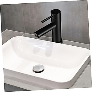 2pcs Basin Faucet Bathroom Faucets 1 Hole Bathroom Faucets for Sink 1 Hole Kitchen Faucets Single Handle Faucet Modern Faucet Sink Faucets Stainless Steel Bathroom Faucet