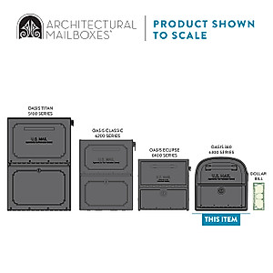 Architectural Mailboxes 6300P-10 Locking Parcel Mailbox, X-Large, Pewter