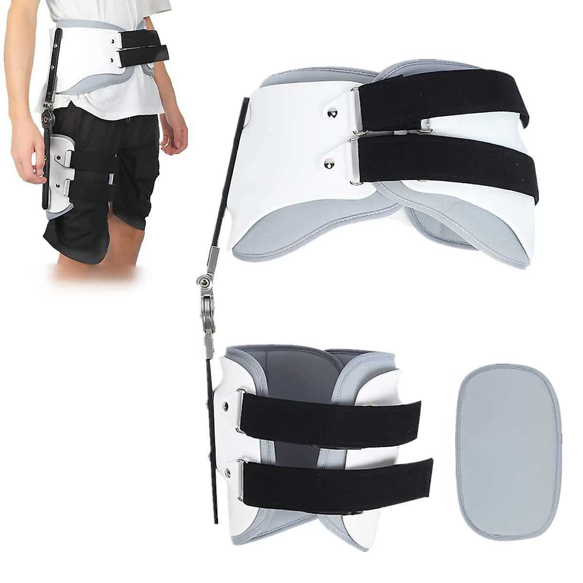 Yinhing Hip Brace -Groin Support Wrap for Hip Muscles Pain Relief Thigh Hamstring,Quadriceps,Joints Injuries Adjustable Hip Strap Pulled Muscles Hip Orthosis Compression Brace