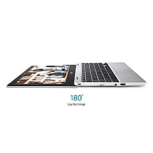 ASUS Chromebook CX1, 11.6" HD NanoEdge Display, Intel Celeron N4020 Processor, 64GB eMMC, 4GB RAM,Military Grade Standard  Chrome OS, Transparent Silver, CX1101CMA-DB44