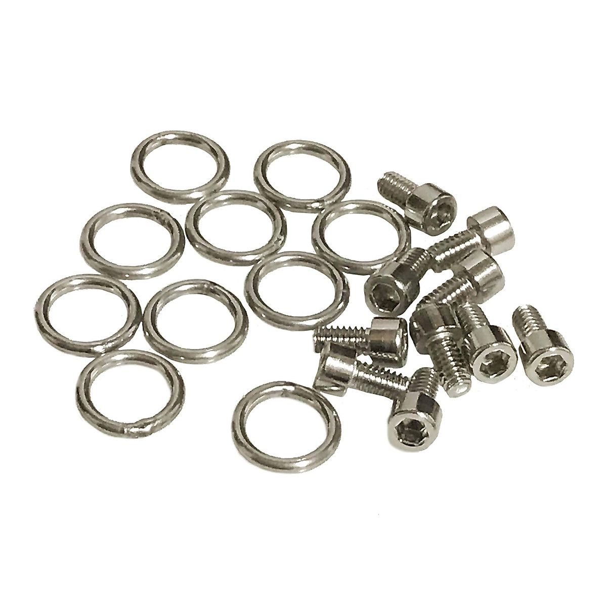 Cajun Bowfishing Slide Rings 10-Pack - Enhanced Penetration for Deep Water Fishing, Added Strength for Large Fish, Premium Stainless Steel Construction, Saltwater Approved , Easy Installation