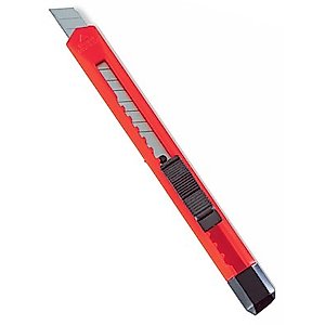 Master Mechanic 704534 Plastic Snap Off Utility Knife, 13-Pt., 9mm - Quantity 100