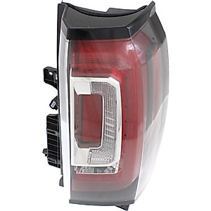 Evan Fischer Tail Light Compatible with 2015-2020 GMC Yukon and 2015-2020 Yukon XL LED Passenger Side - GM2801268, 84536243 For Models with LED Lights Only