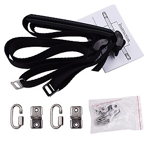YYST Bin Strap Garbage Lock Trash Can Lid Strap Outdoor Garbage Can Strap One Piece - No More Mess !