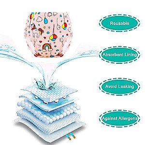 Cogindss Xmrlvn Baby Potty Training Underwear, Cotton Toddler Training Pants for Girls 2-3 T, 8 Pack, S, Multi-Colored