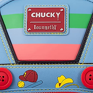 Loungefly Childs Play Chucky Cosplay Womens Double Strap Shoulder Bag Purse