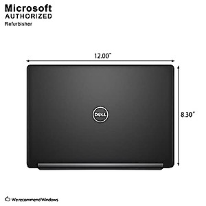 Dell Latitude 5280 12.5" Business Laptop, Intel Core I5-7300U 2.6GHZ, 16G DDR4, M.2 256G SSD, HDMI, VGA, USB 3.1, Windows 10 Pro 64 Bit-Multi-Language Supports En/Fr/Sp(Renewed).