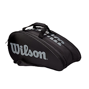 Wilson Padel-Case Rak Pak, For up to 6 Rackets, Black/Grey, WR8900203001