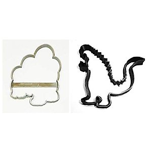 GODZILLA VS KING KONG MONSTER BATTLE MOVIE FILM SET OF 2 COOKIE CUTTERS USA PR1513