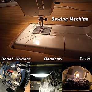 Ziomitus BA15D 120 Volt Double Contact/DC Bayonet Base Led Light Bulbs 50 Watt-75 Watt Replacement, T3/T4/C7/S6, 2700K Soft Warm White BA15D 5W Led Sewing Machine Bulbs, Non-dimmable, 5Pack