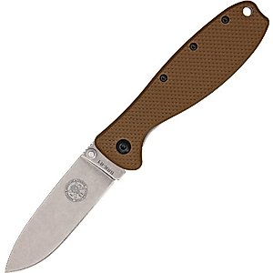 Blue Ridge Knives Zancudo Coyote Brown/Stonewash Framelock Folder