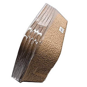 Twlead Disposable Cat Litter Box (5 Pack of Trays) Eco Friendly 100% Recycled Paper Cat Tray,16.14 X11.81X3.94 Inch (Brown)