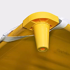 COTMAT Padded Cot Cover & Nap Mat for Daycare & Preschool Cots. Includes Elastic Corner Straps, Name Tag and Extra Padding for Soft Comfortable Naps. Cot Not Included. Washable, White, 51 x 23 Inches.