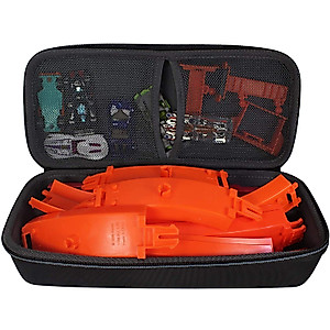 TUDIA EVA Empty Carrying Case for Hot Wheels Track and Cars, Hard Storage Travel Portable Case Bag [Case ONLY, Hot Wheels NOT included]