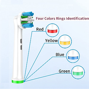 Toothbrush Heads for Oral B Braun Replacement Heads, Professional Electric Toothbrush Heads, Precision Clean Brush Heads Refill Compatible with Oral-B 8000/Pro 9600/1000/ 3000/5000/7000 (EB25XA)