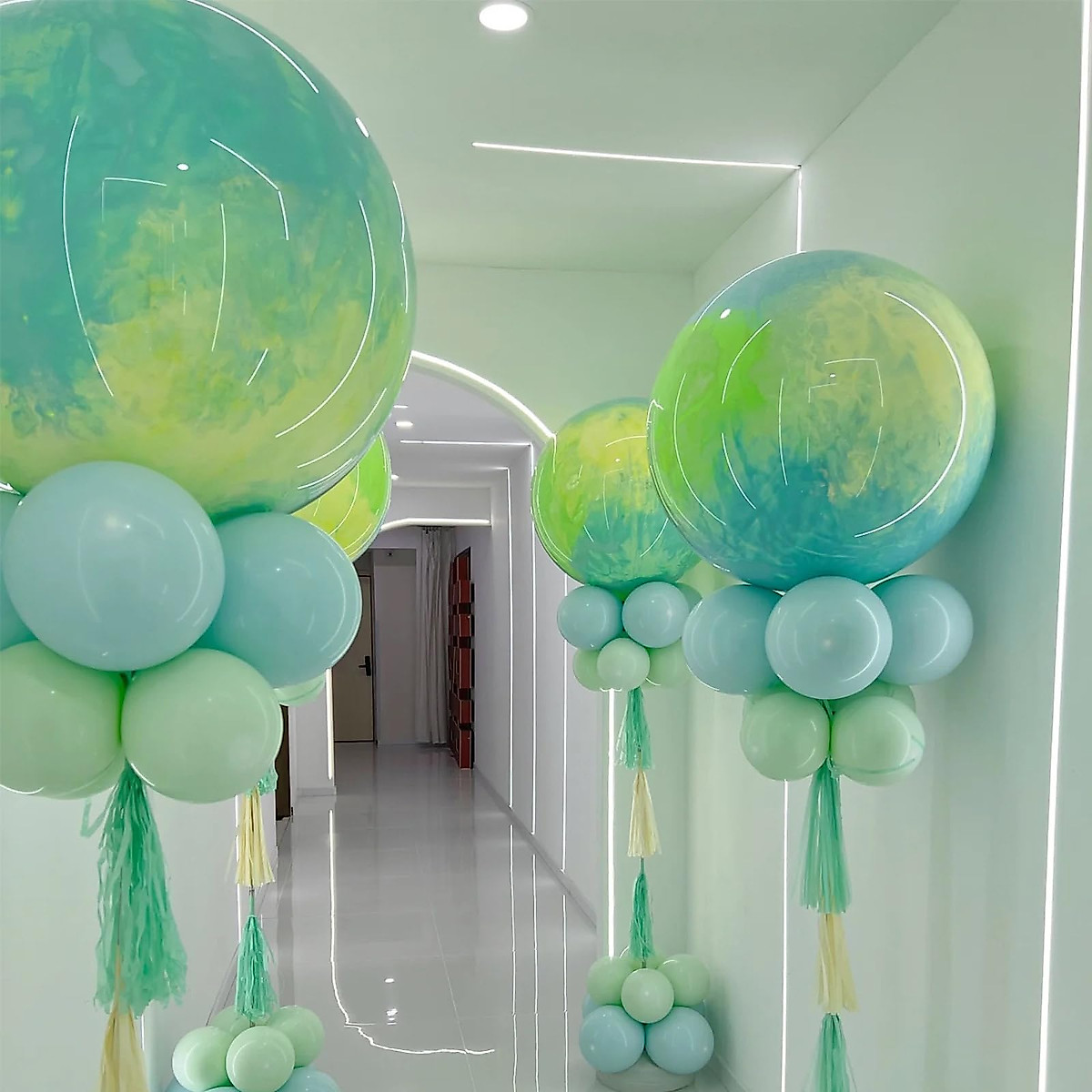 Bobo Balloons 36 Inch, 10 Pcs Clear Bubble Balloons, Large Thickened Transparent Bobo Balloon for Birthday Party Wedding Baby Shower Fill Flower Bear Confetti Aniversary Christmas New Year Decorations