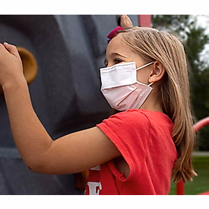 WMS Small Ear Loop 4-Layer Youth Face Masks, Wisconsin Medical Supplies, MADE IN USA, 1 Pack (50 Masks)