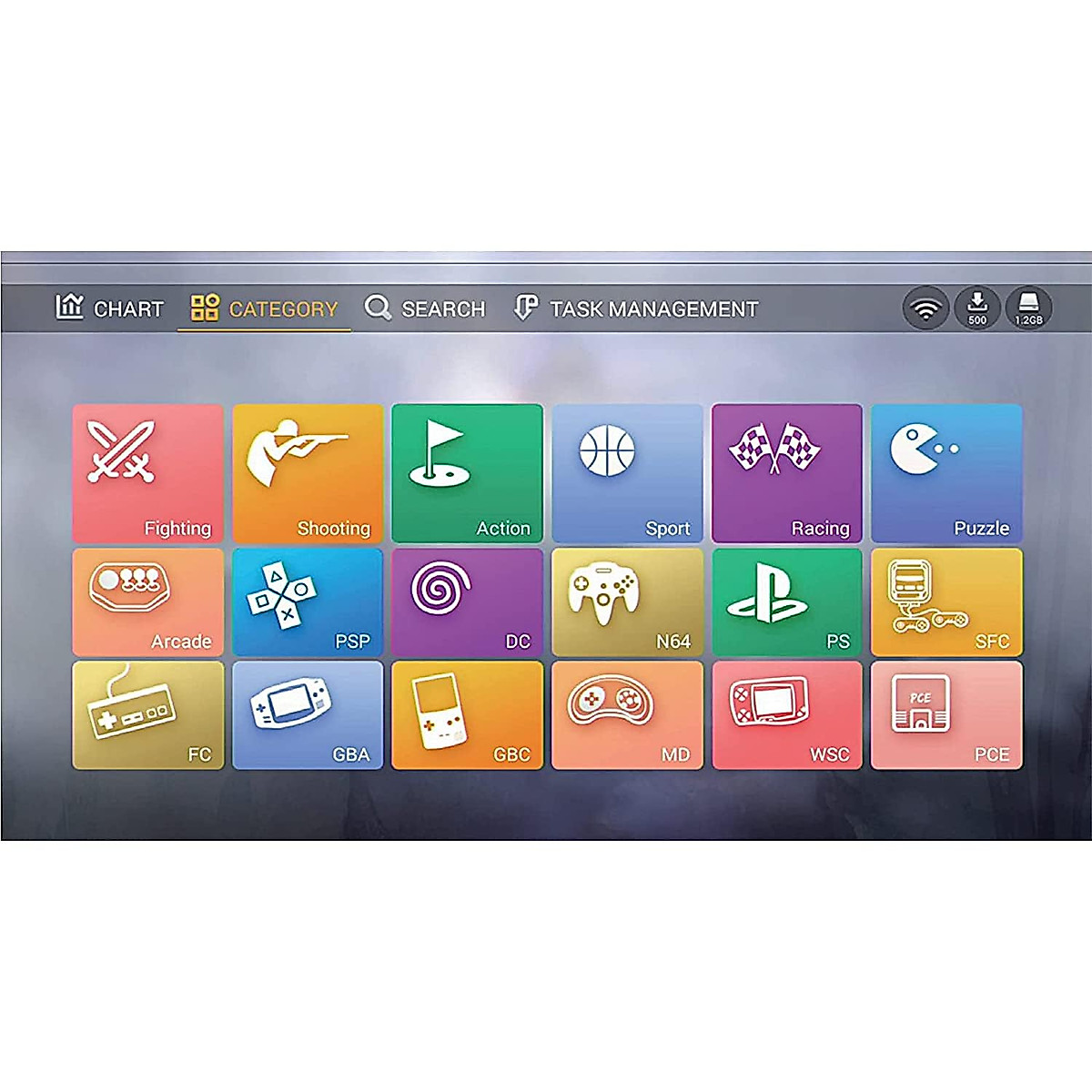 TOJASDN 10000 Games in 1 Pandora Box Arcade Game Console ， Box 3D Double Stick，WiFi Function to Add More Games，Retro Game Machine for PC & Projector & TV，1920x1080P,Favorite List,4 Players Online Game