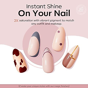 modelones Gel Nail Polish Kit with U V Light 48W Nail Dryer 7 Nude Colors Gel Nail Polish Set, No Wipe Base Top Coat, Nail Primer, Nail Art Decorations, Integrated Manicure Tools Kit,Gift for women
