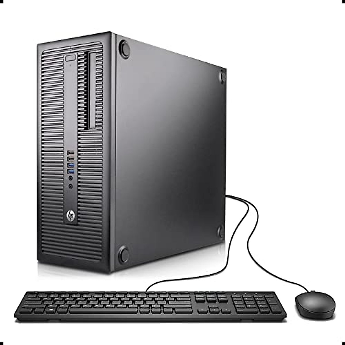 HP EliteDesk 800 G2 6th Gen Tower Business Desktop Computer, Intel Core i3 6100 3.7GHz,16G DDR4, 240G SSD, 2T, WiFi, BT 4.0, USB 3.0, VGA, DP, Win 10 64-Bit Supports EN/ES/FR(CI3)(Renewed)