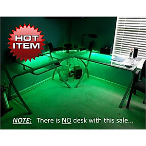 CH Multi Color - Gaming Desk/Gamer Desk/Computer Desk/LED Lighting kit - 8ft - Remote Control - Color Selectable - with Effects
