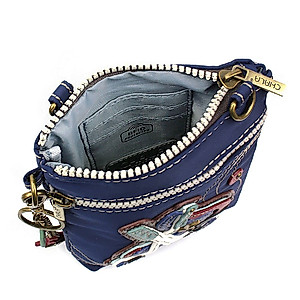 Chala Group Handbags Hockey Venture Cellphone Crossbody Handbag RFID Protected Navy