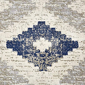 Home Dynamix Melrose Maritza Area Rug, 5x7, Blue/Ivory